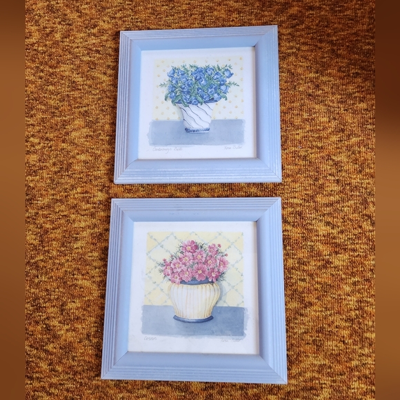 Fiona Butler | Art | Fiona Butler Flower Frames Set | Poshmark